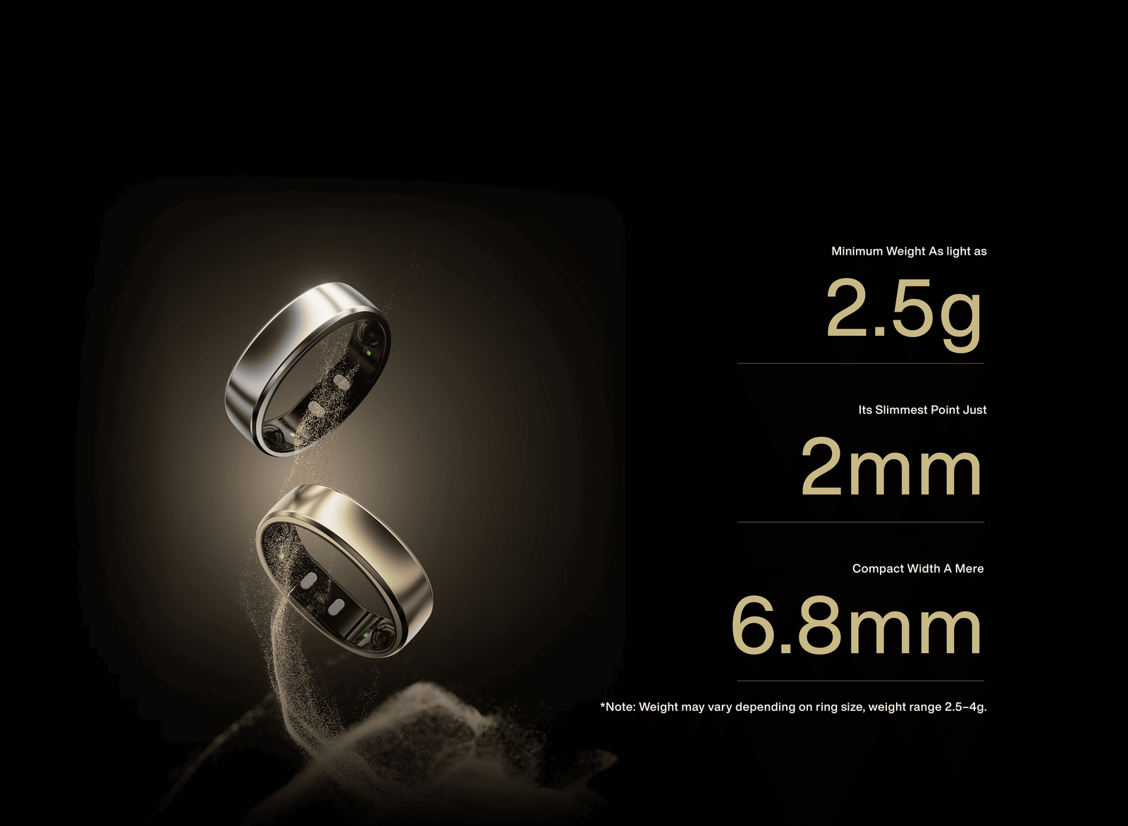 Sleep & Health Smart Ring | SpO2 & ECG Monitor