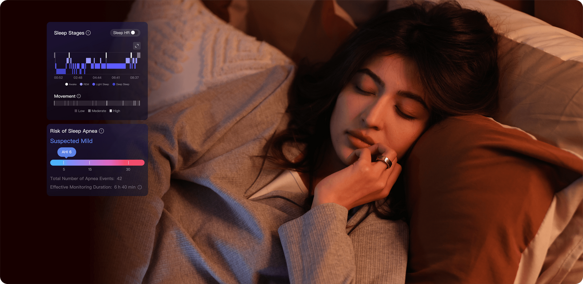 RingConn Smart Ring | 24/7 Sleep, Health & Activity Monitoring