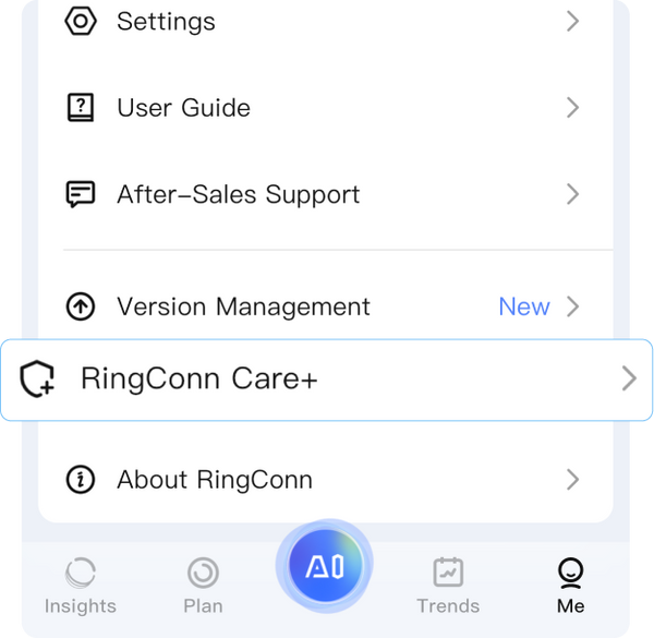 Smart Ring Health Coverage | Care+ Plan