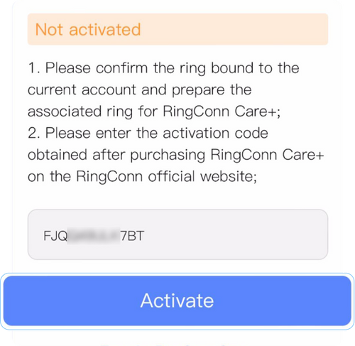 Care+ Activation Guide | Smart Ring Health Monitoring