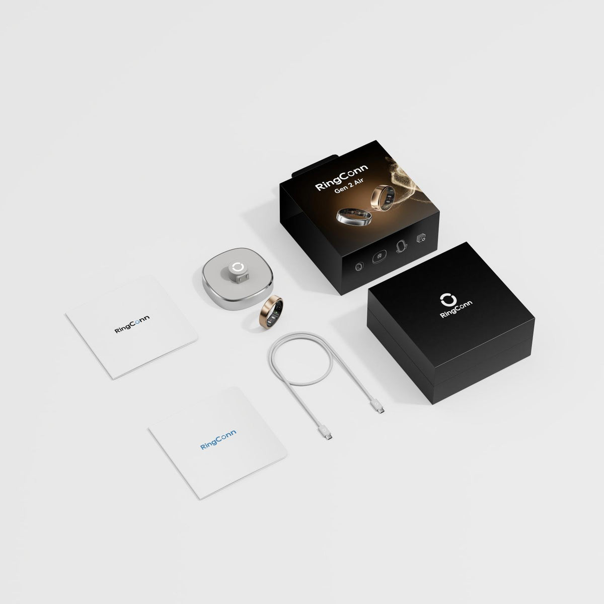 RingConn Gen 2 Air Smart Ring | 2.5g AI Health & Sleep Tracker