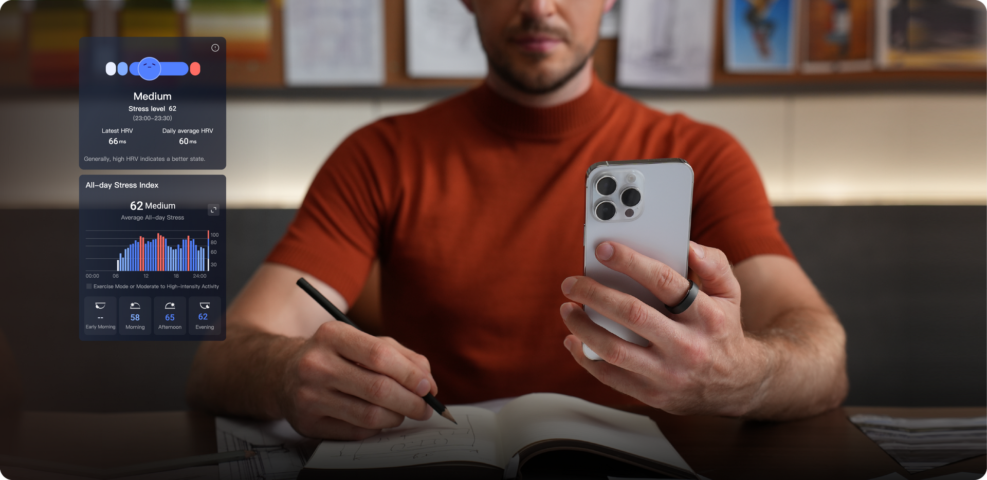 RingConn Smart Ring | 24/7 Sleep, Health & Activity Monitoring