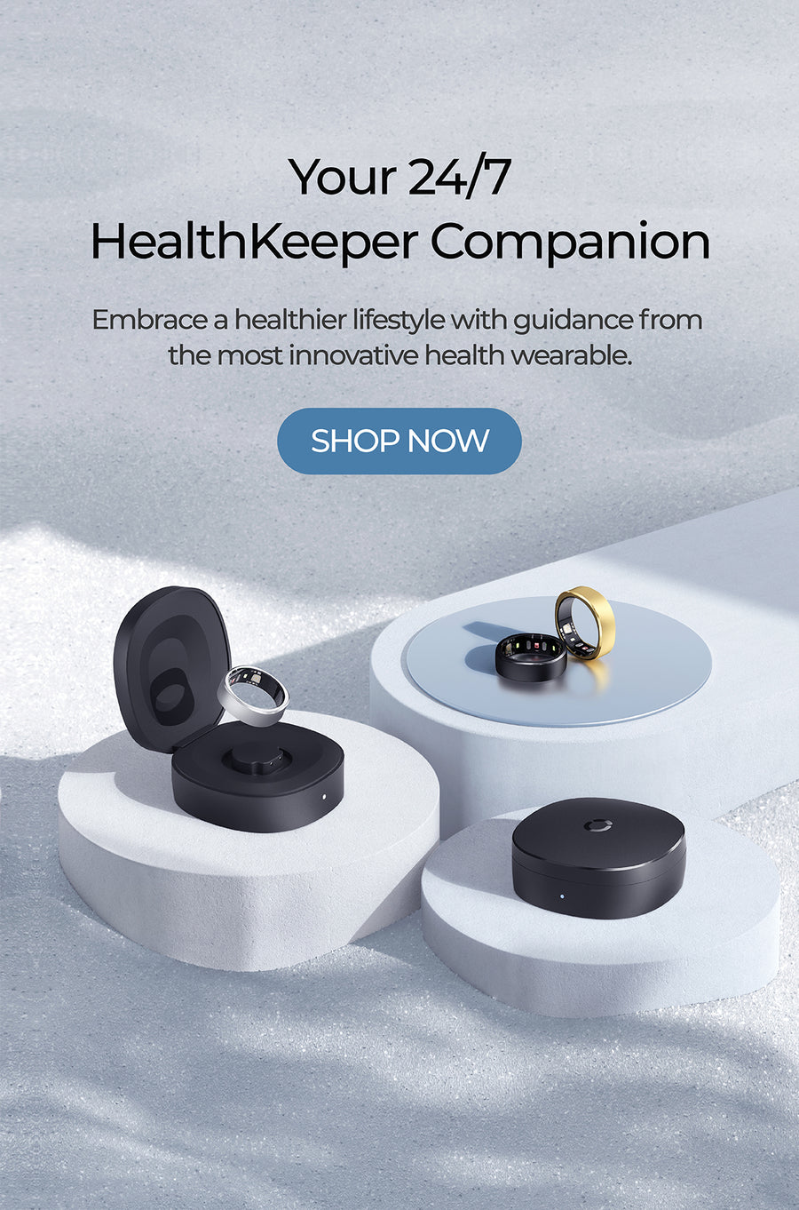 RingConn Smart Ring, Active & Health & Sleep Tracker Rings